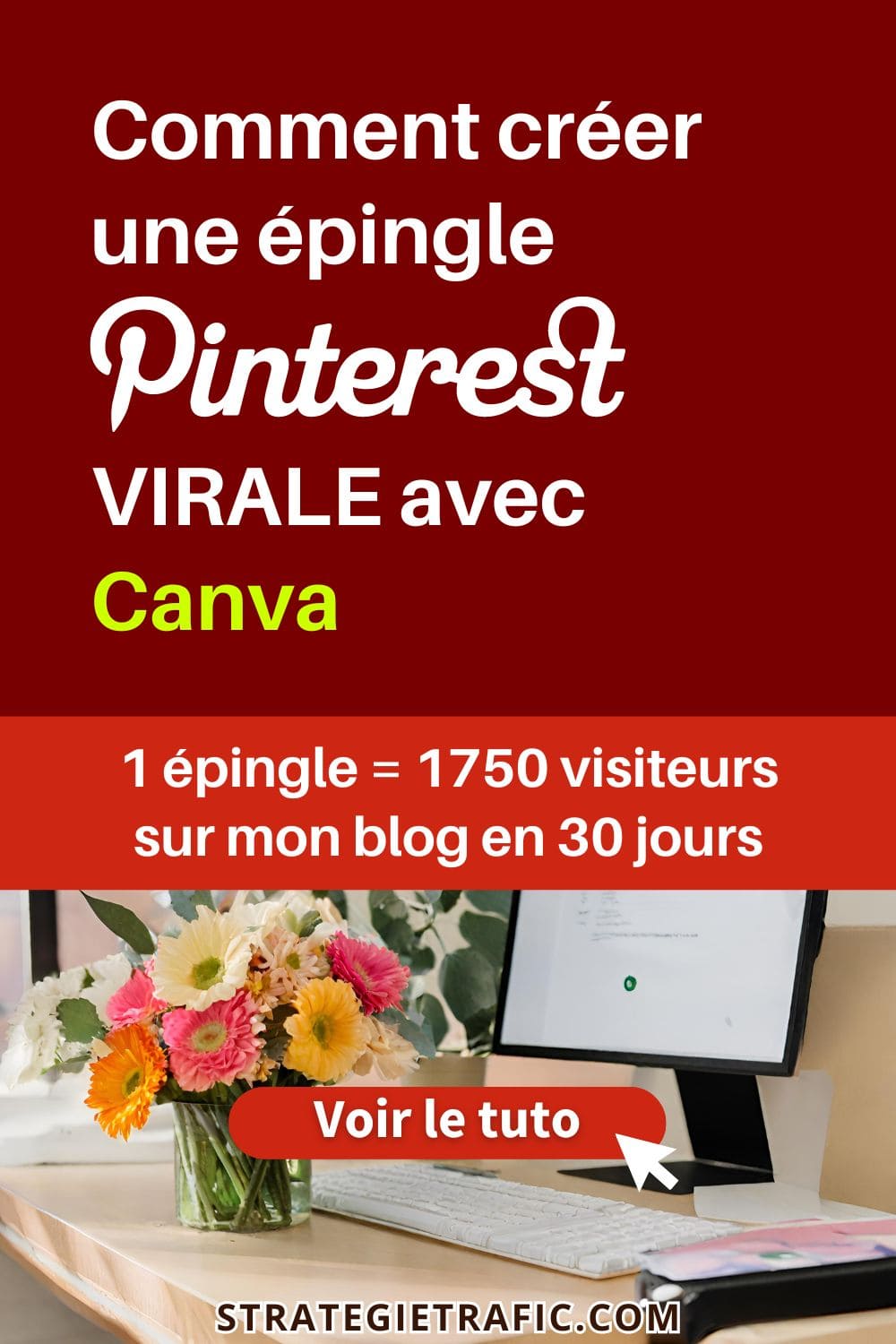 Comment créer une épingle Pinterest virale avec Canva en 2024 (tuto ...
